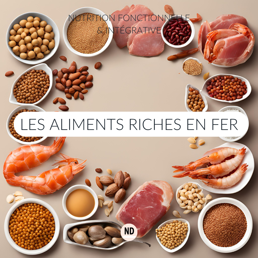 Les aliments riches en fer : tout savoir sur le fer - Nathalie Deckert